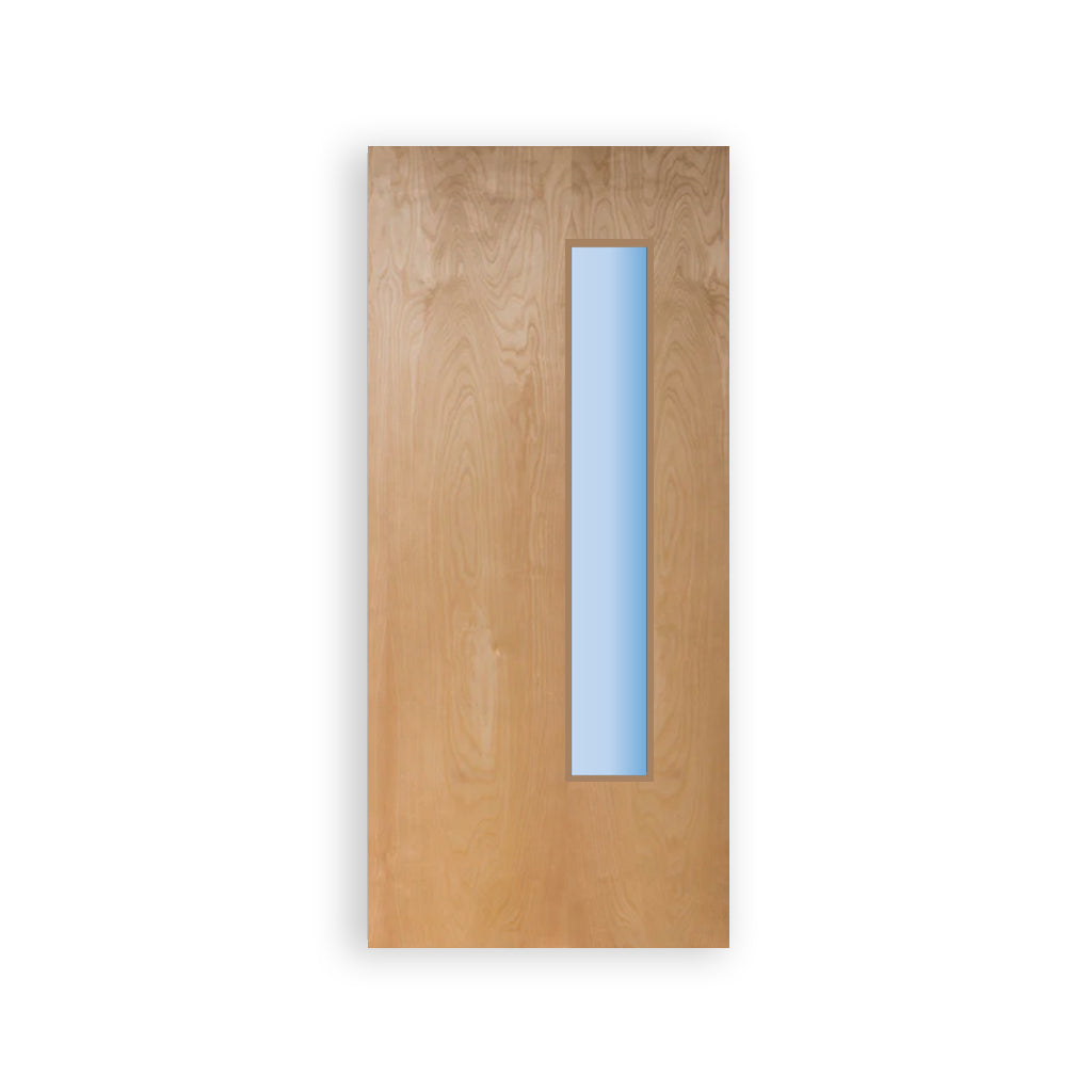 Glazed Vision Panel FD60 Fire - Flush Birch Veneer – AX National ...