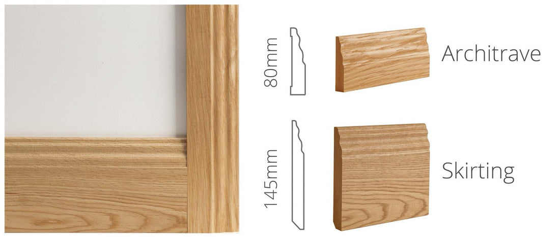 Traditional Skirting & Architrave Oak – AX National - Doors Online