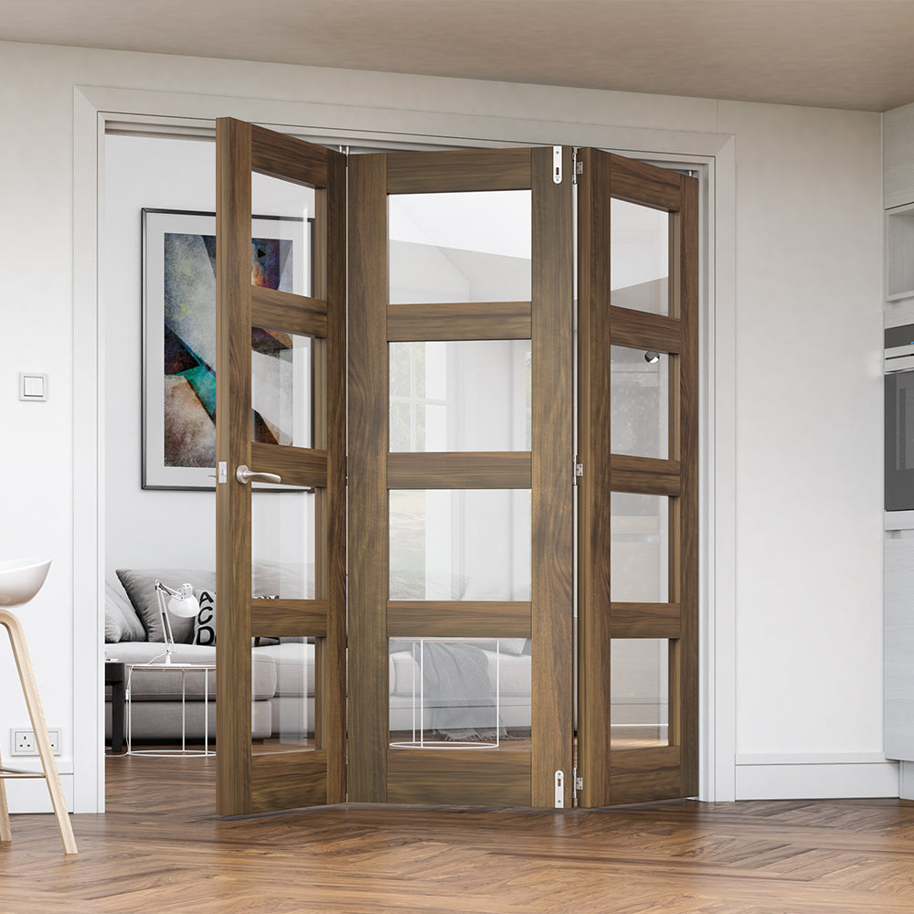 Bifold Frame Kit- Pre-finished Walnut – AX National - Doors Online