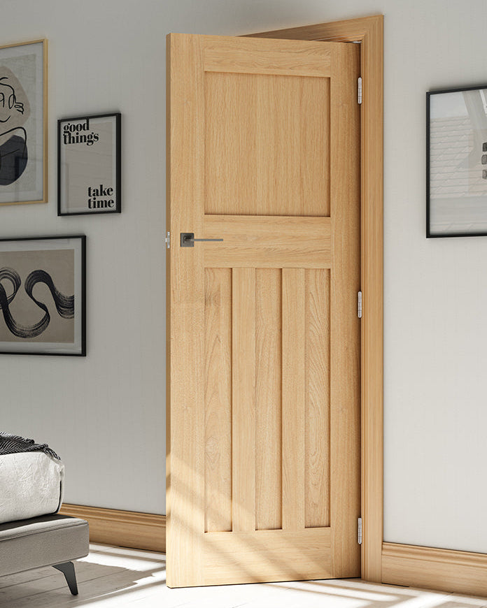 Cambridge Unfinished Oak Doors – AX National - Doors Online