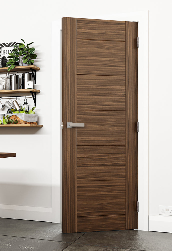Seville Pre-finished Walnut Doors – AX National - Doors Online
